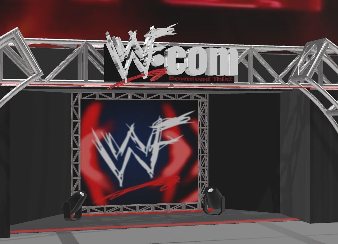 WWF RAW 2001 Stage 3D model 3D printable | CGTrader