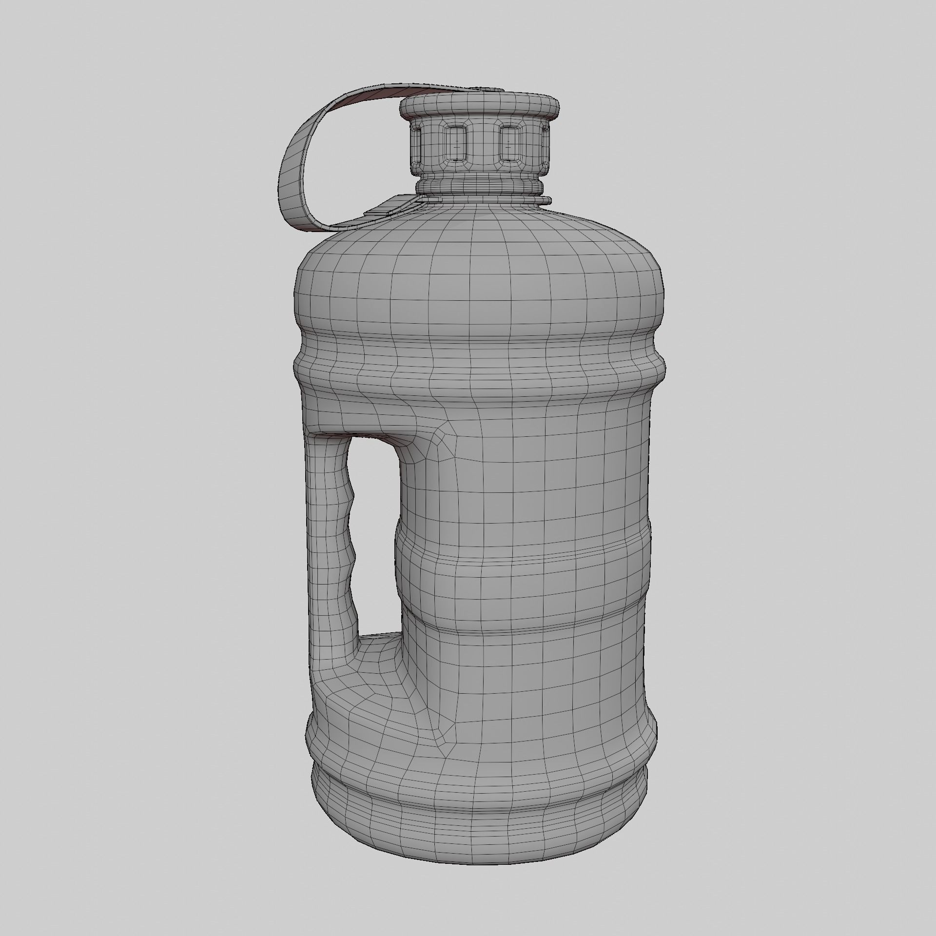 Gym Bottle Opaque 3D model | CGTrader