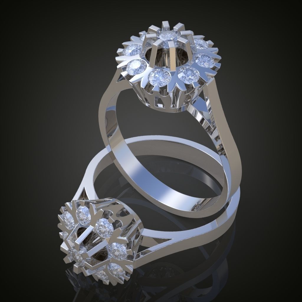 Ring 3D model 0161 printable model13 3D model 3D printable | CGTrader