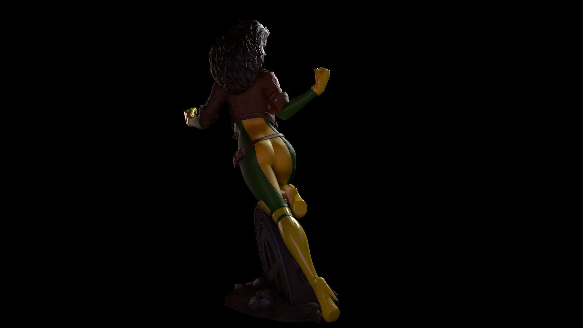 Rogue Xmen - Statue Figure 3D model 3D printable | CGTrader