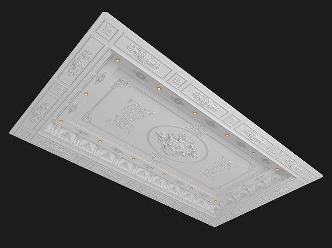 CEILING CLASSIC 3D model | CGTrader