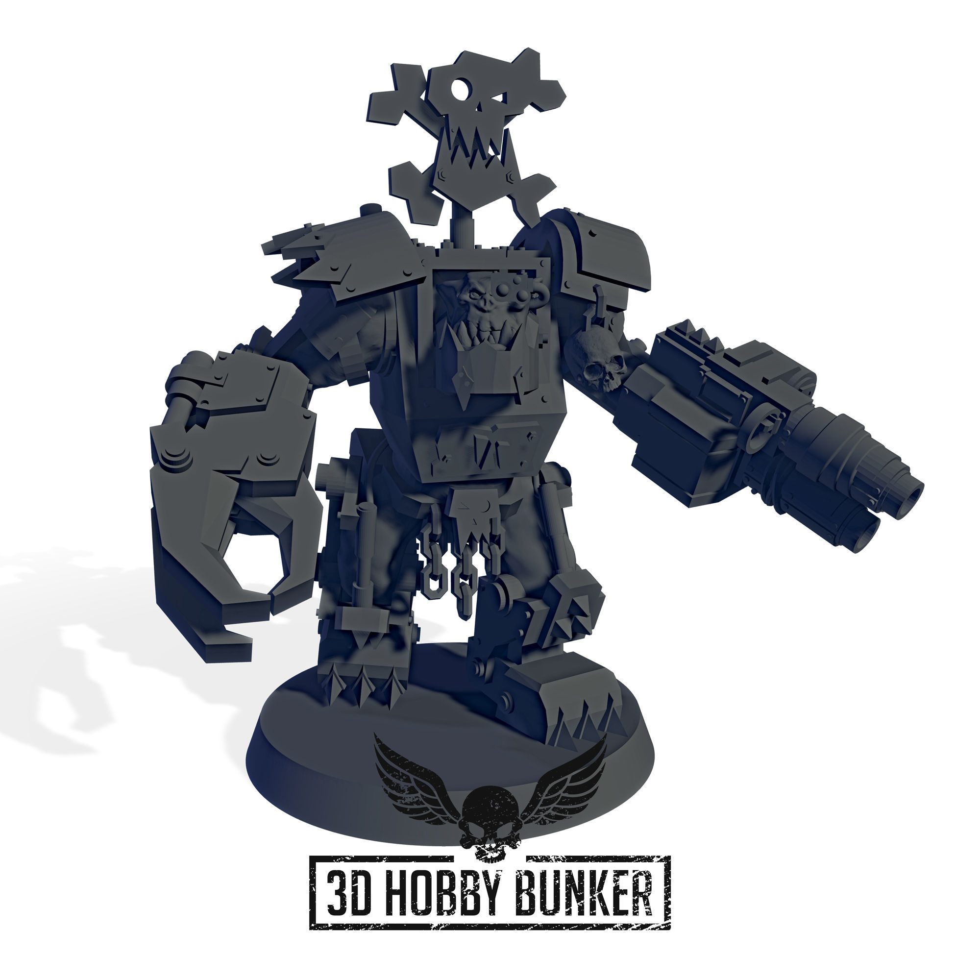Ork Armored Bosses 3D model 3D printable | CGTrader