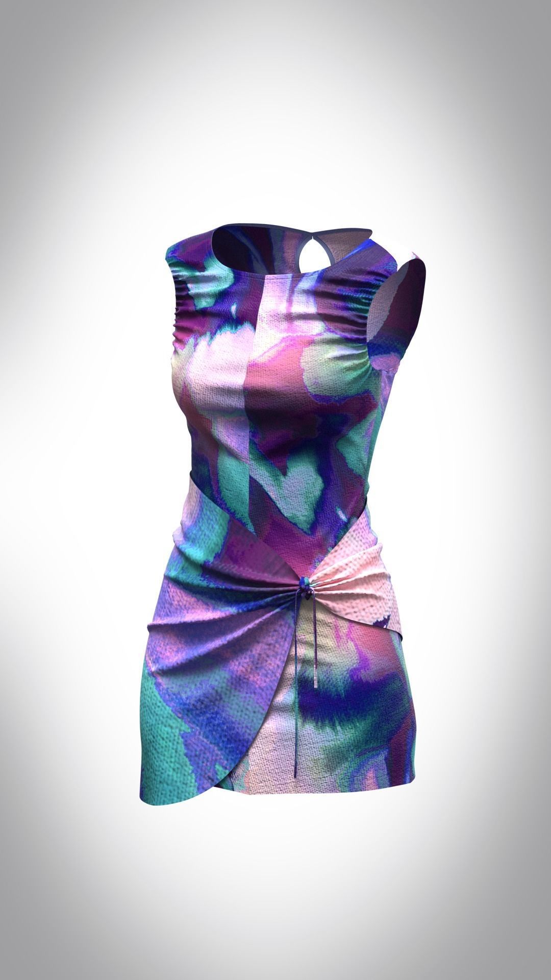 3D model Womens fancy dress VR / AR / low-poly | CGTrader