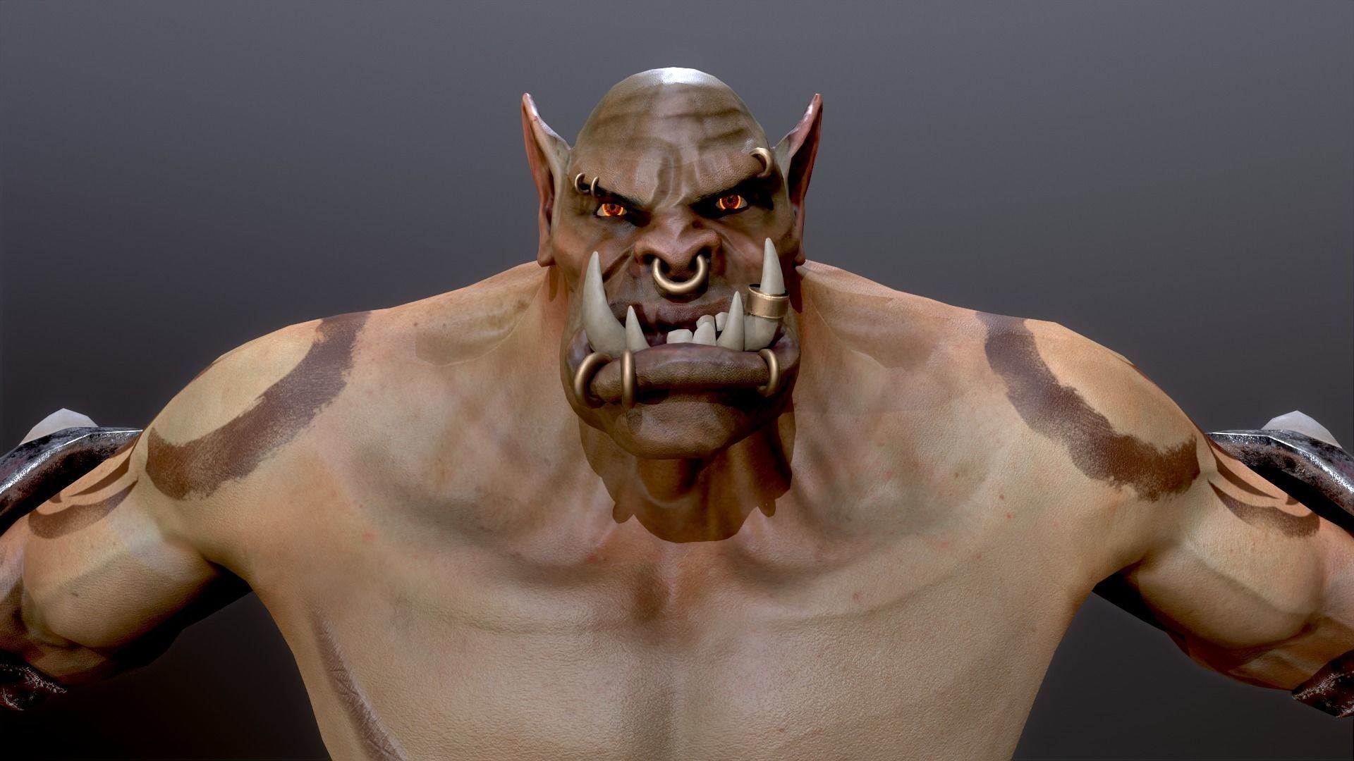 3D model Orc Leader VR / AR / low-poly | CGTrader