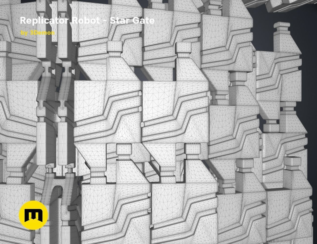 Replicator Robot - Star Gate 3D model 3D printable | CGTrader