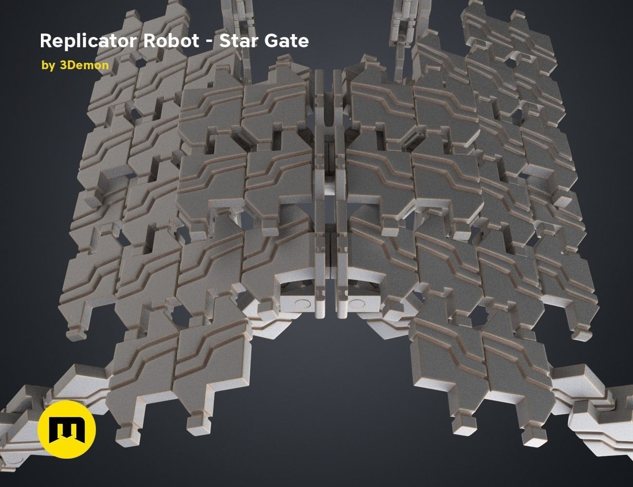 Replicator Robot - Star Gate 3D model 3D printable | CGTrader