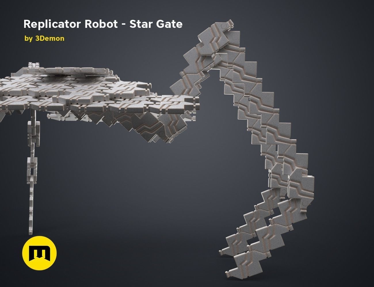 Replicator Robot - Star Gate 3D model 3D printable | CGTrader