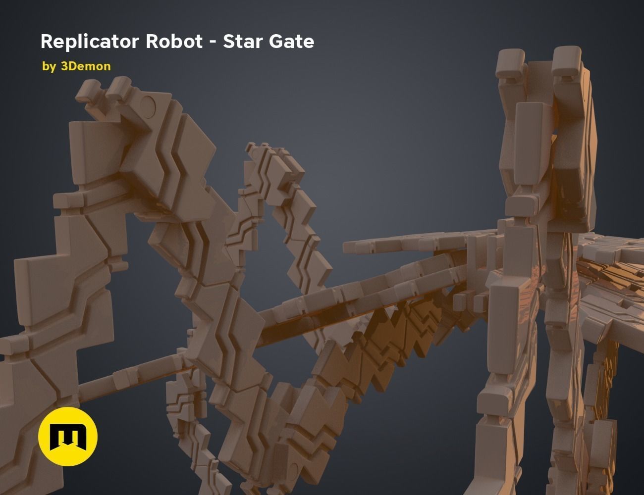 Replicator Robot - Star Gate 3D model 3D printable | CGTrader
