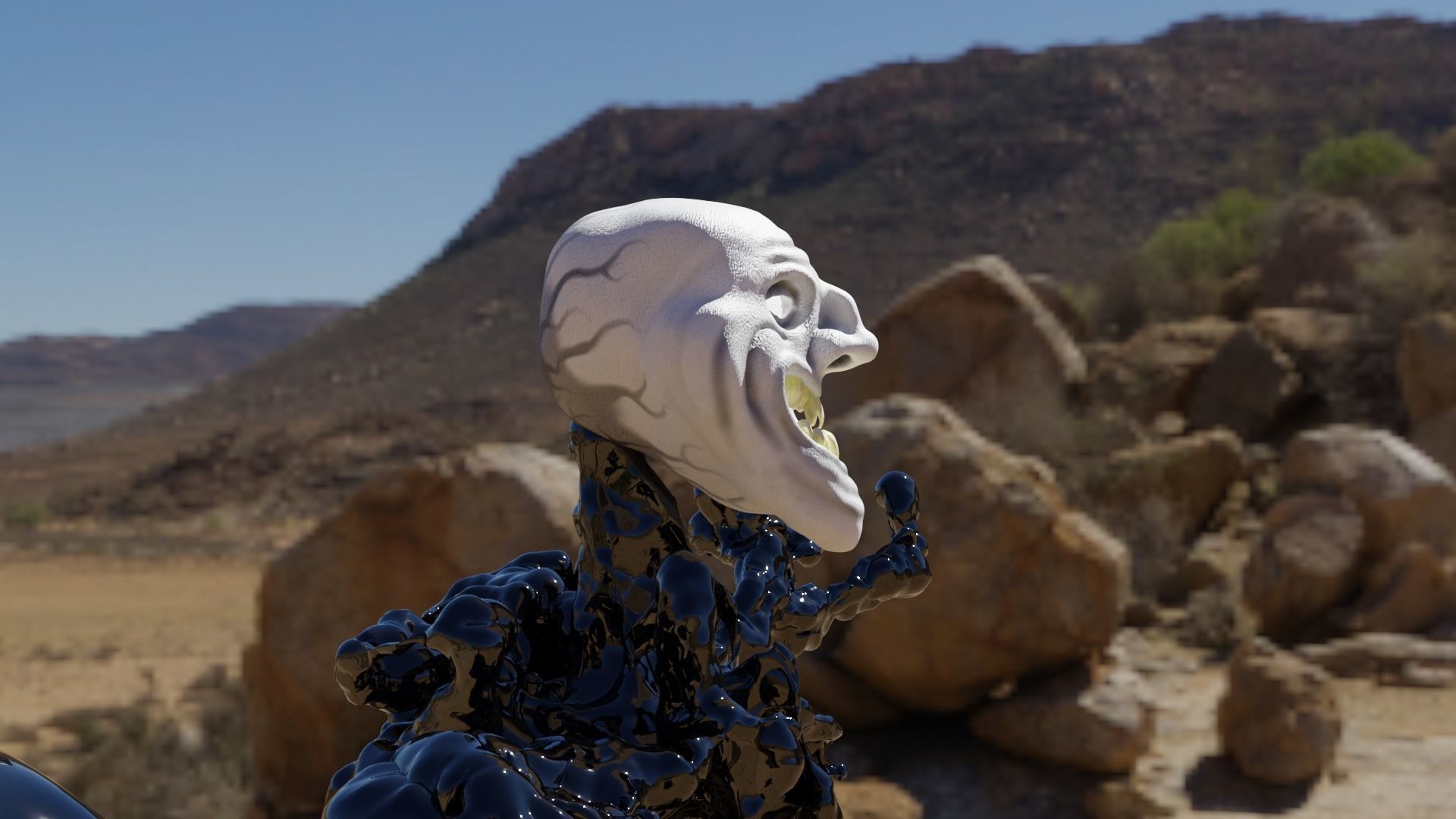 Trollface Monster 3D model rigged | CGTrader