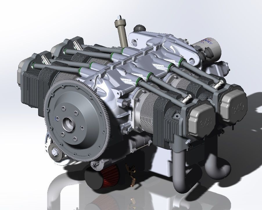 Lycoming IO-360 3D model | CGTrader