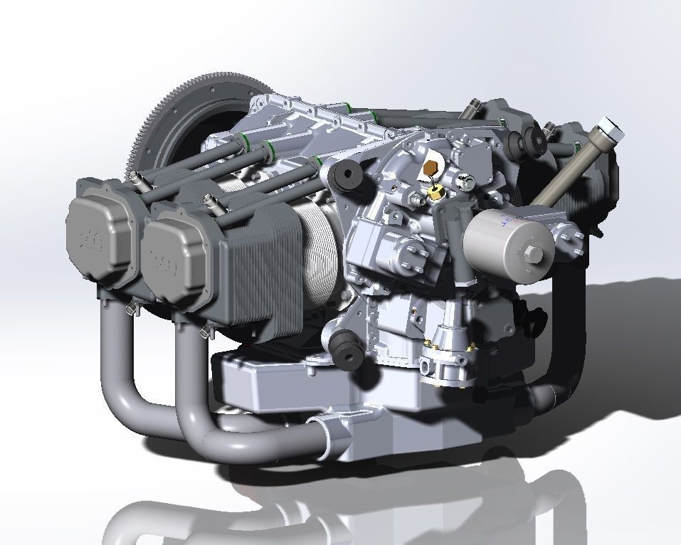 Lycoming IO-360 3D model | CGTrader