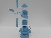 Medieval WindMill Tabletop Terrain 25 mm 3D model 3D printable | CGTrader