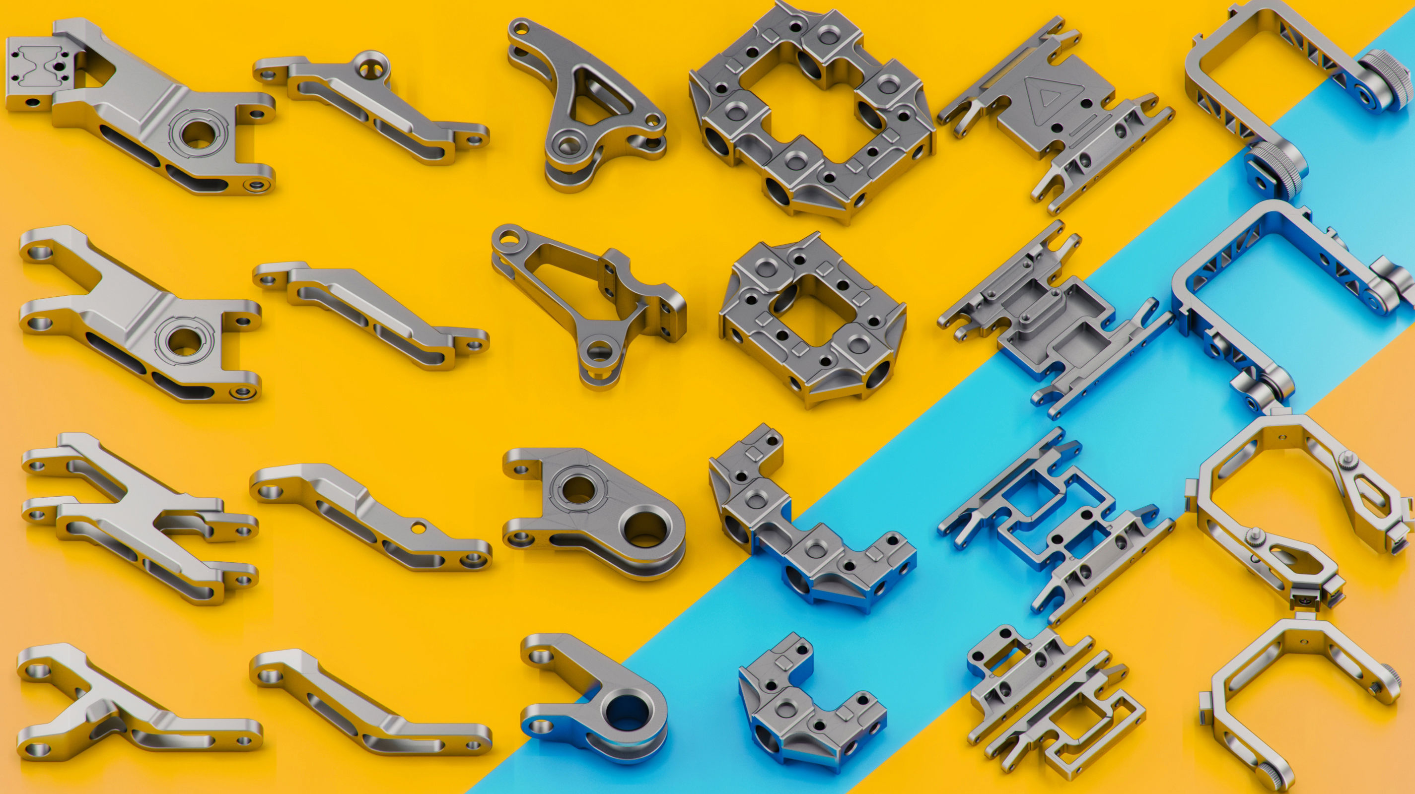 Sci-Fi Hard Surface Mechanical KITBASH 430 DETAILS 3D model | CGTrader