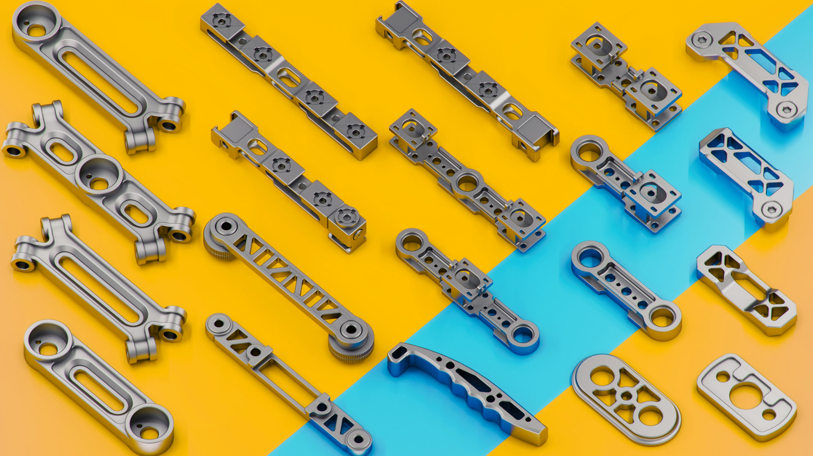 Sci-Fi Hard Surface Mechanical KITBASH 430 DETAILS 3D model | CGTrader