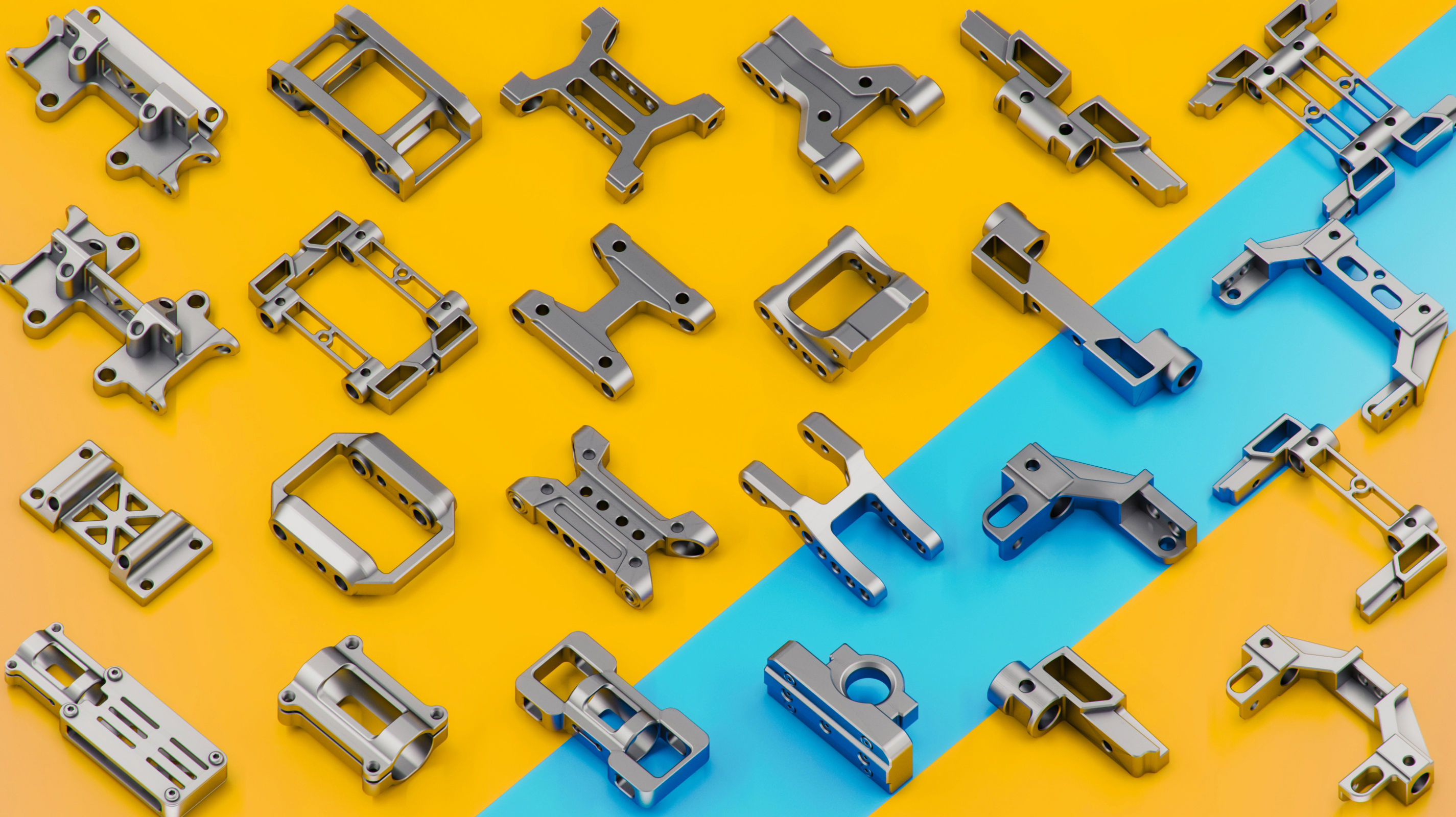 Sci-Fi Hard Surface Mechanical KITBASH 430 DETAILS 3D model | CGTrader