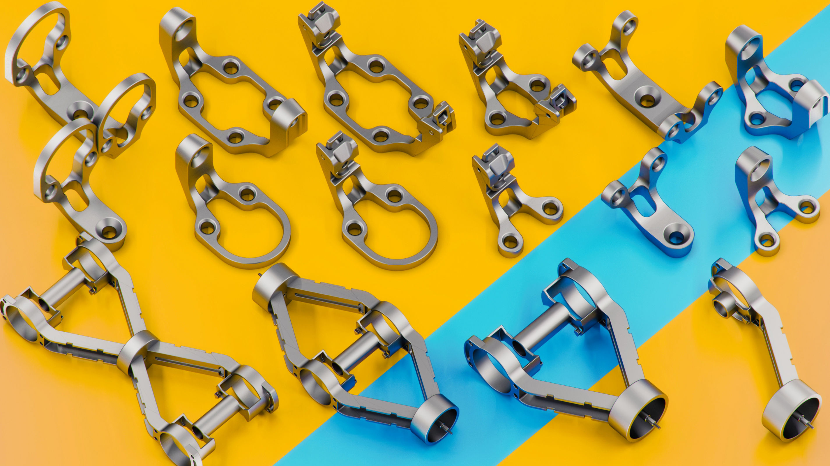 Sci-Fi Hard Surface Mechanical KITBASH 430 DETAILS 3D model | CGTrader