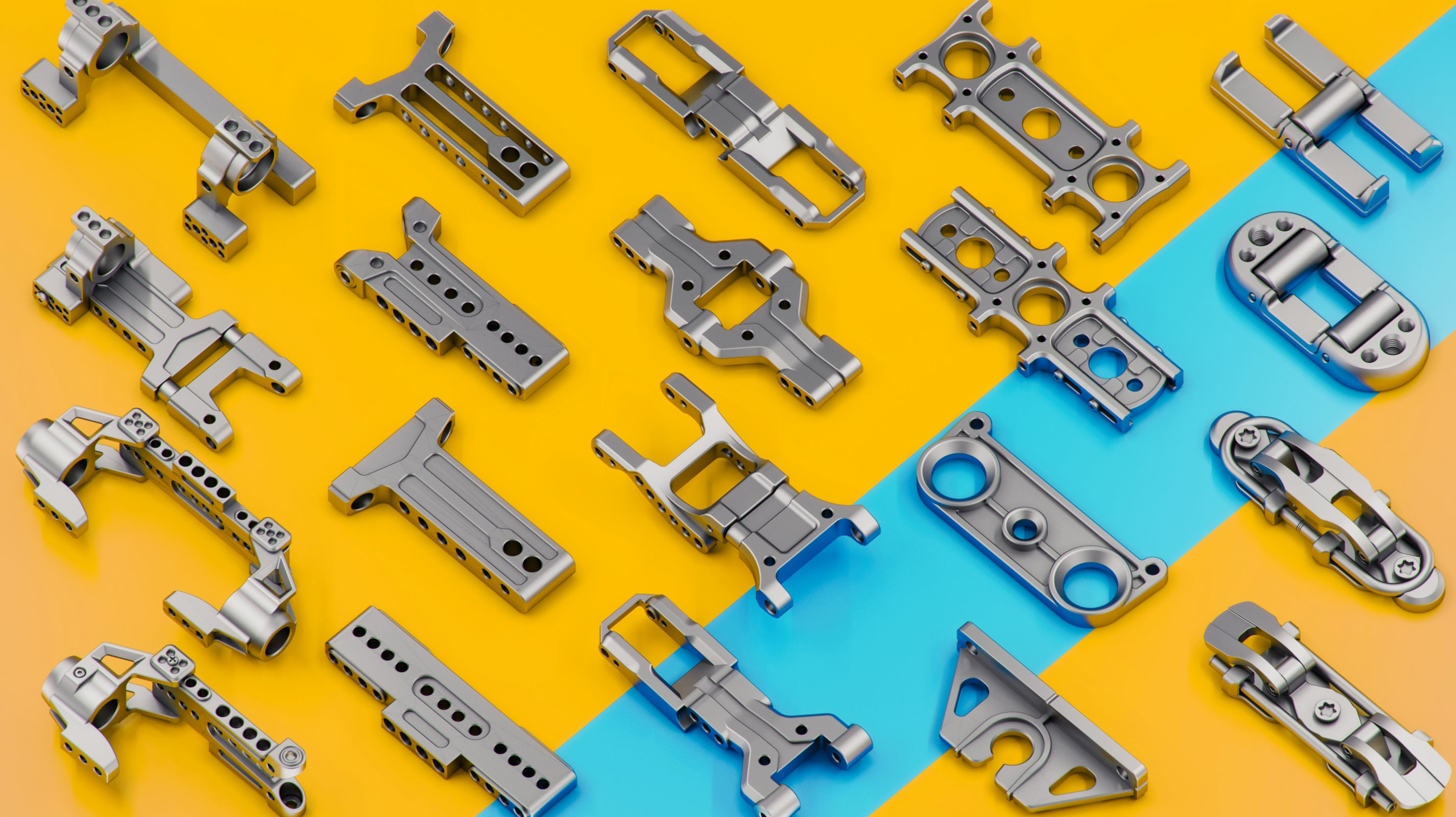 Sci-Fi Hard Surface Mechanical KITBASH 430 DETAILS 3D model | CGTrader