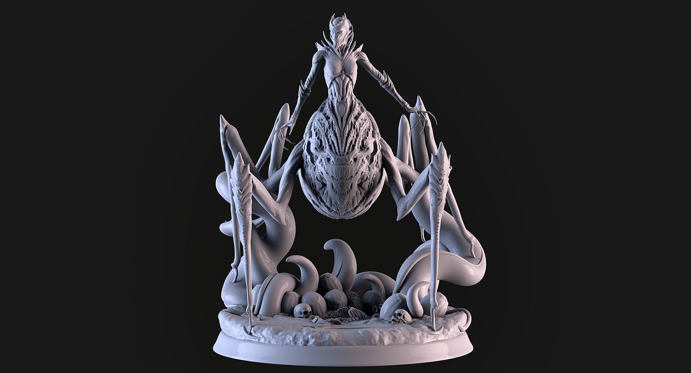 Spider Queen 3D model 3D printable | CGTrader
