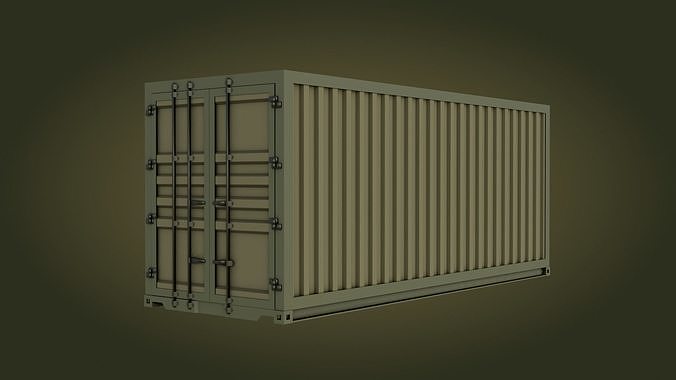Container shipping free VR / AR / low-poly 3D model | CGTrader