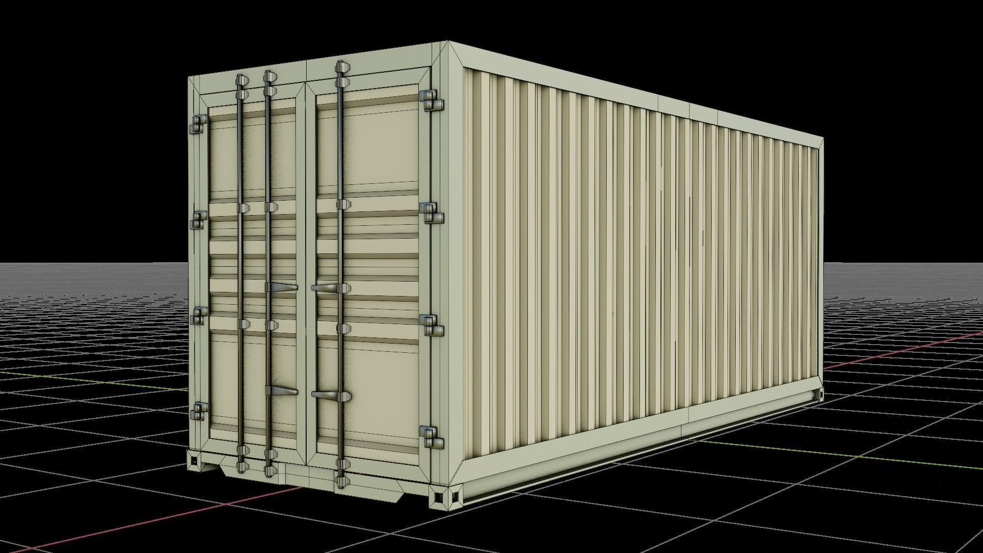 Container shipping free VR / AR / low-poly 3D model | CGTrader