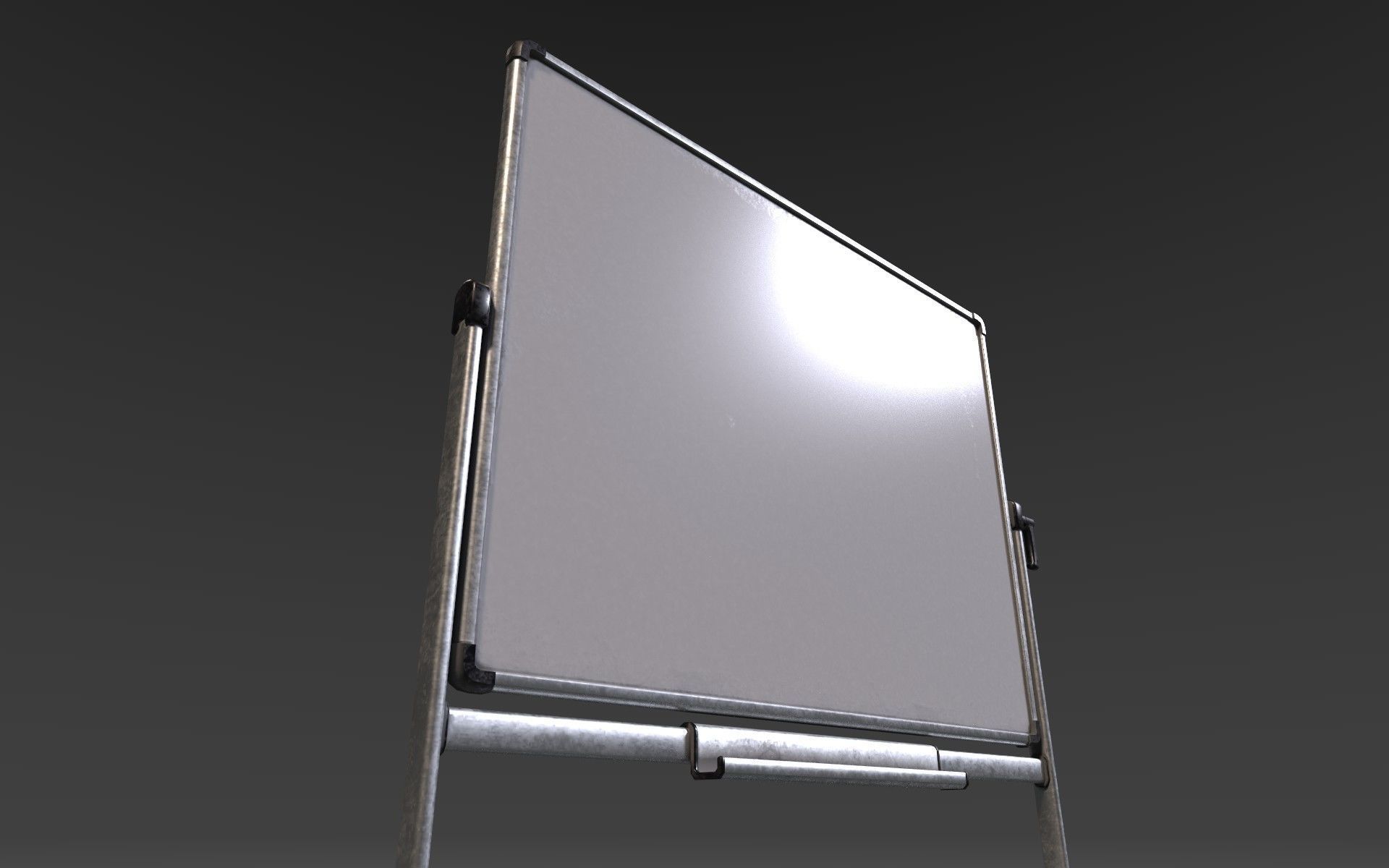Blank White Board free VR / AR / low-poly 3D model | CGTrader