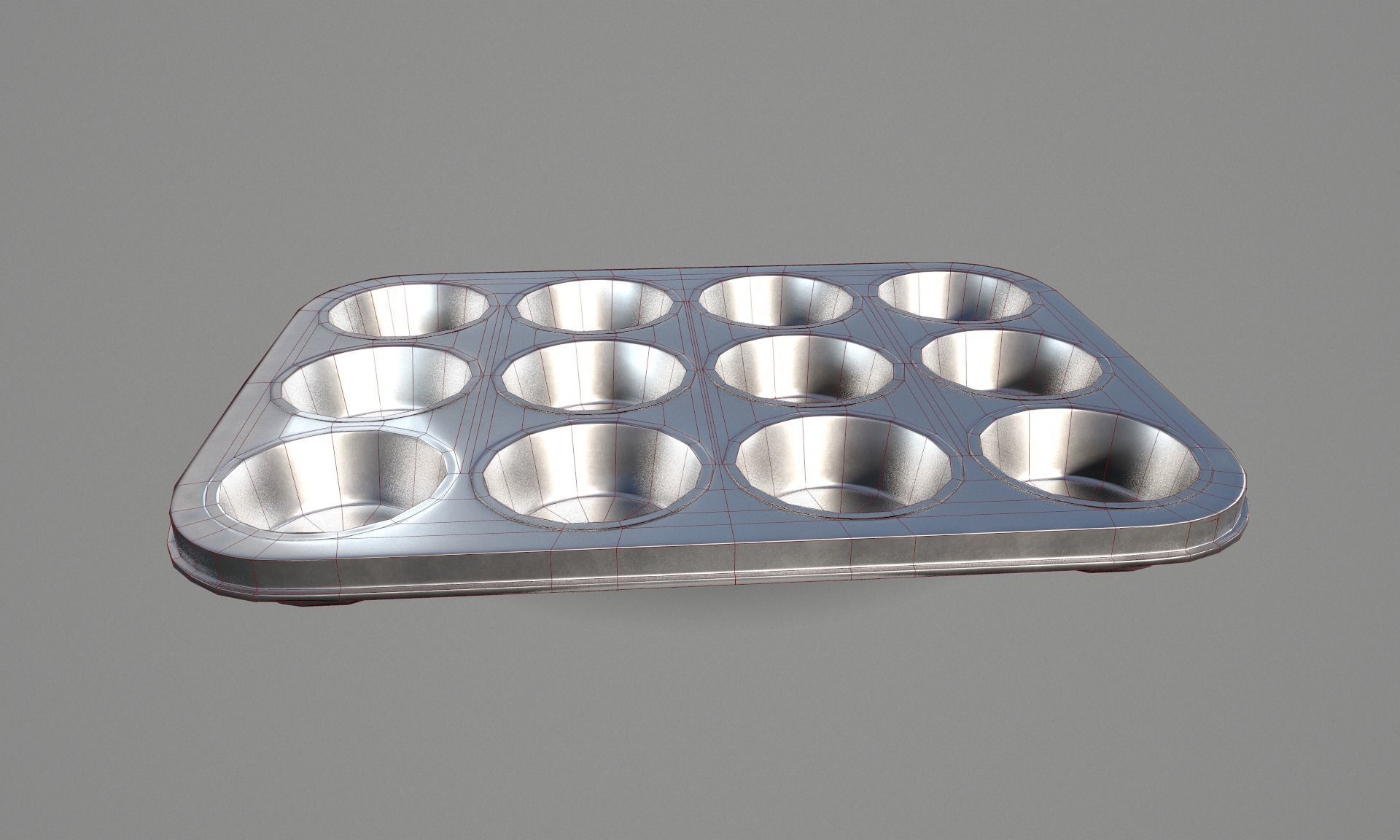 3D model Muffin Tin VR / AR / low-poly | CGTrader