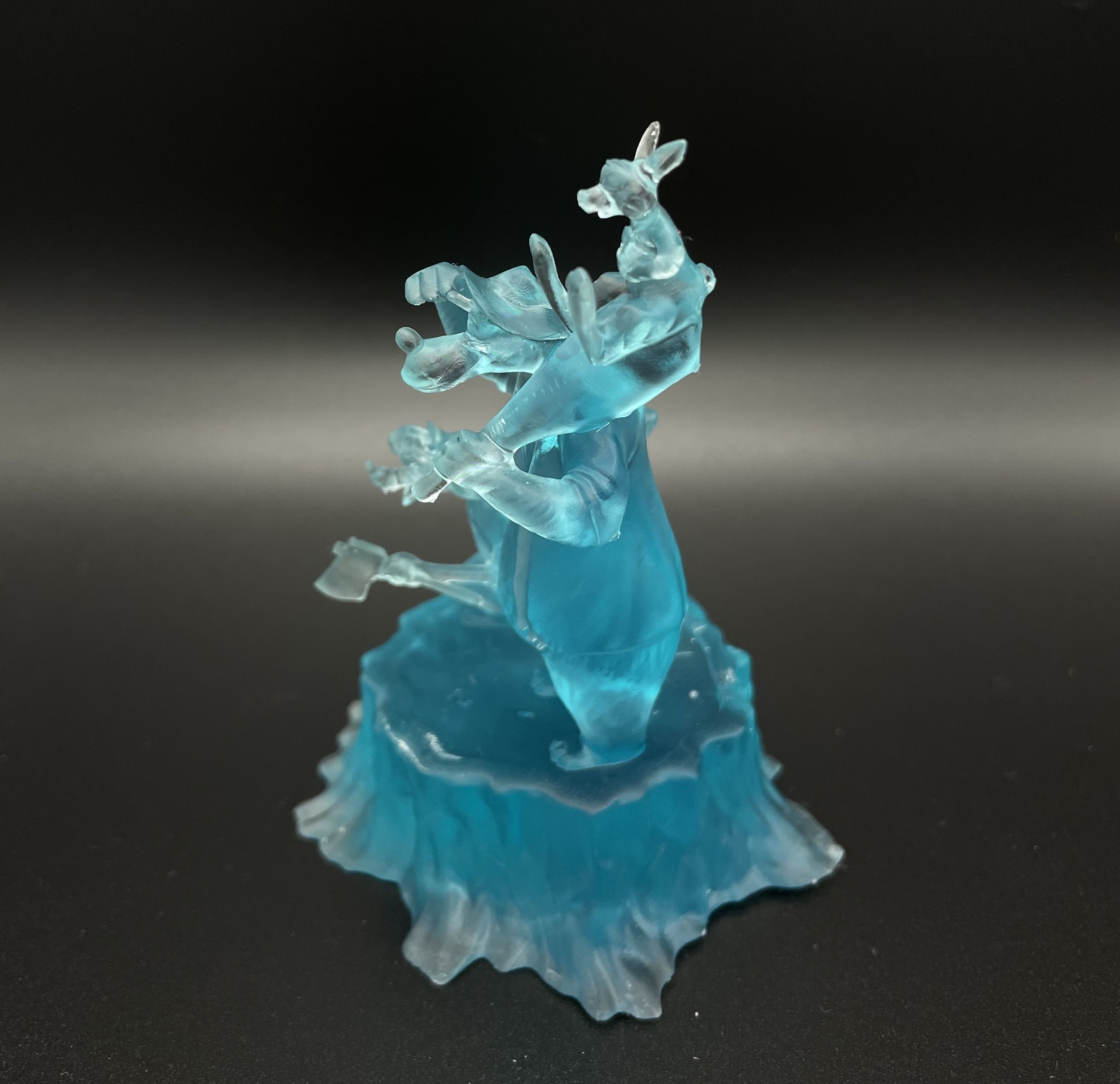 Splash Mountain Statue with Brer Fox Brer Bear and Brer Rabbit 3D model ...