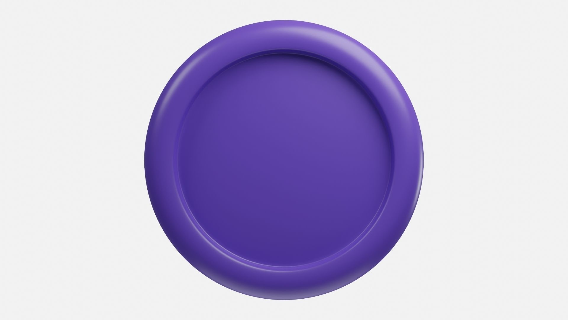 Holochain Purple Crypto Coin with cartoon style 3D model | CGTrader