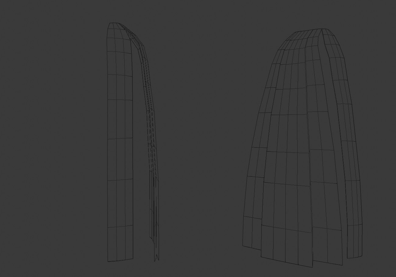 3D model colorful cape VR / AR / low-poly | CGTrader