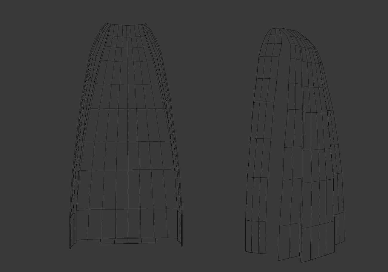 3D model colorful cape VR / AR / low-poly | CGTrader