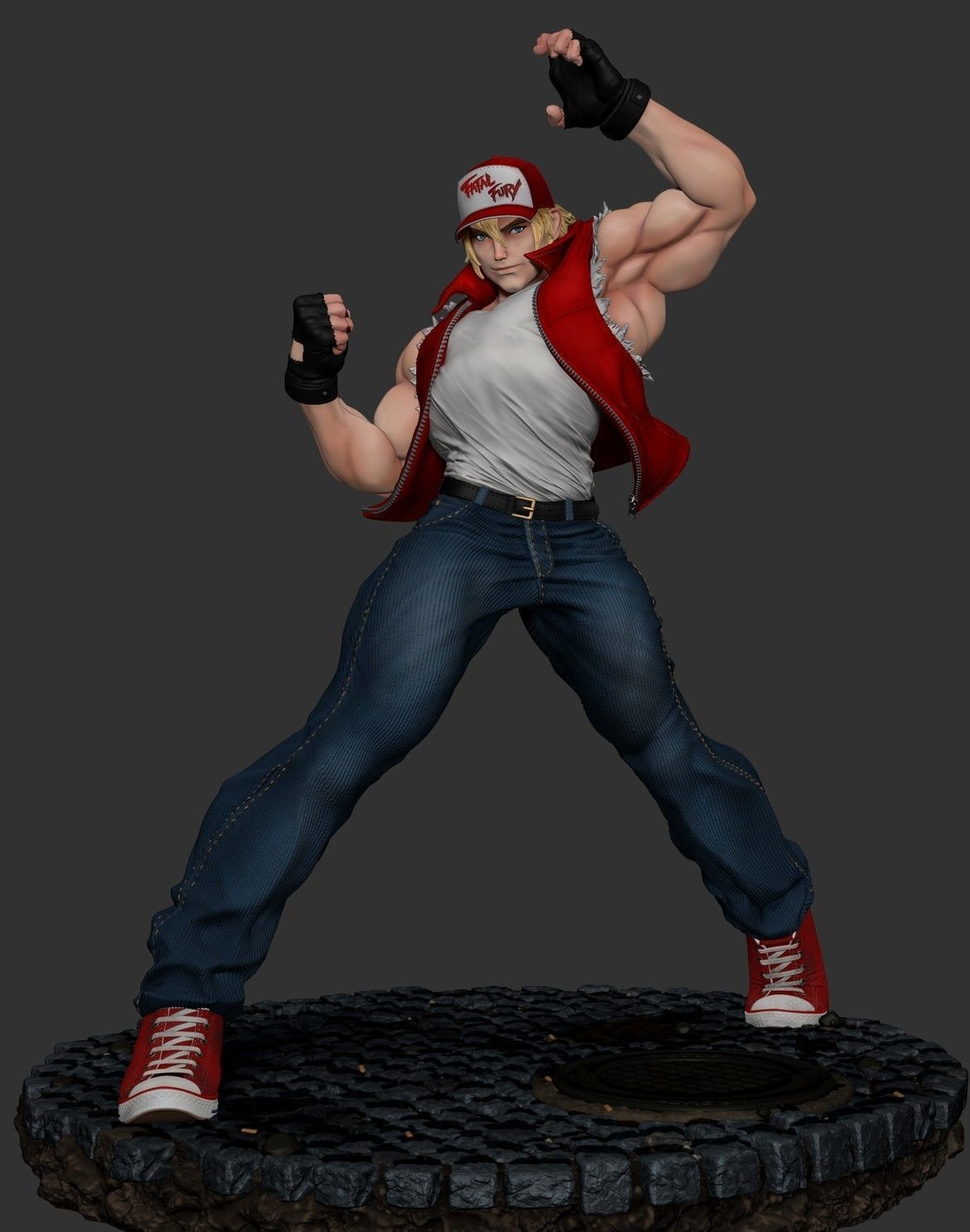Terry character from street fighter 3D model 3D printable | CGTrader