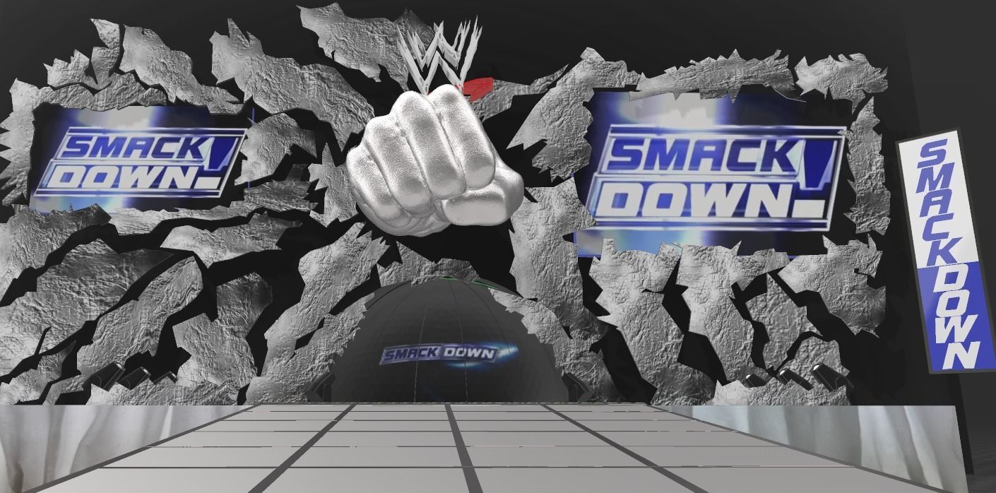 WWE Smackdown Stage 2001-2006 3D model | CGTrader