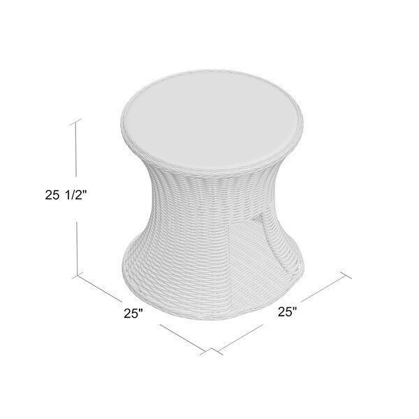 Alaia Teak Solid Wood Side Table 3D model | CGTrader