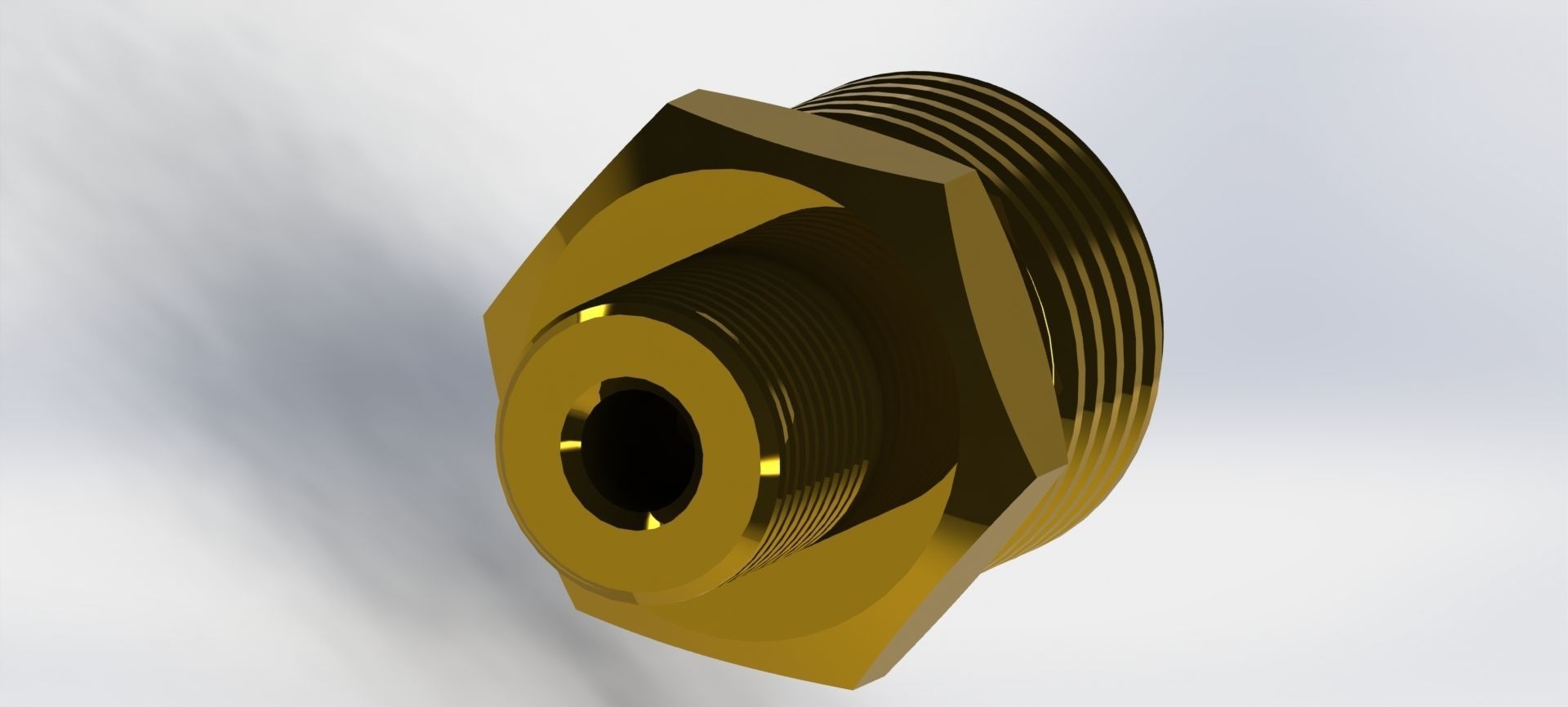 brass union 3D model | CGTrader