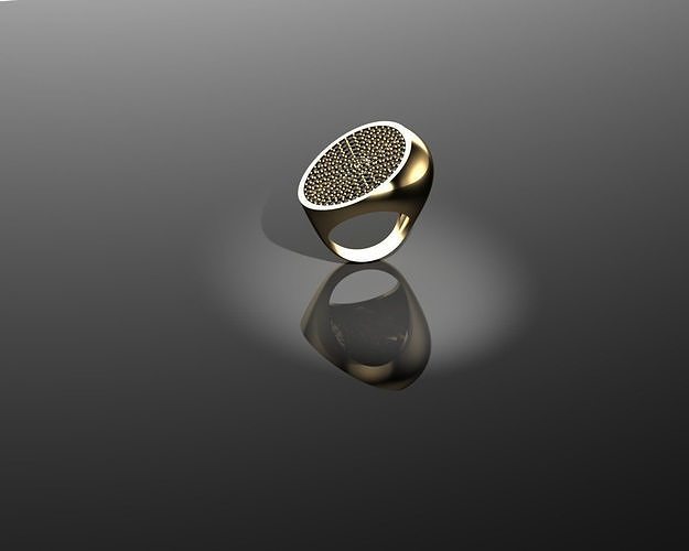 shiny ring 3D model 3D printable | CGTrader