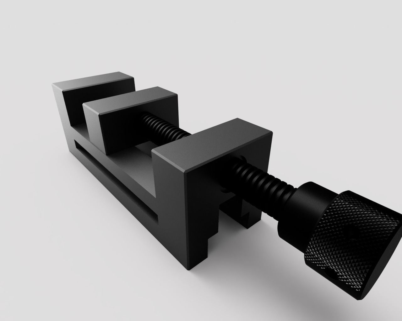 Mechanical Vise free 3D model animated | CGTrader