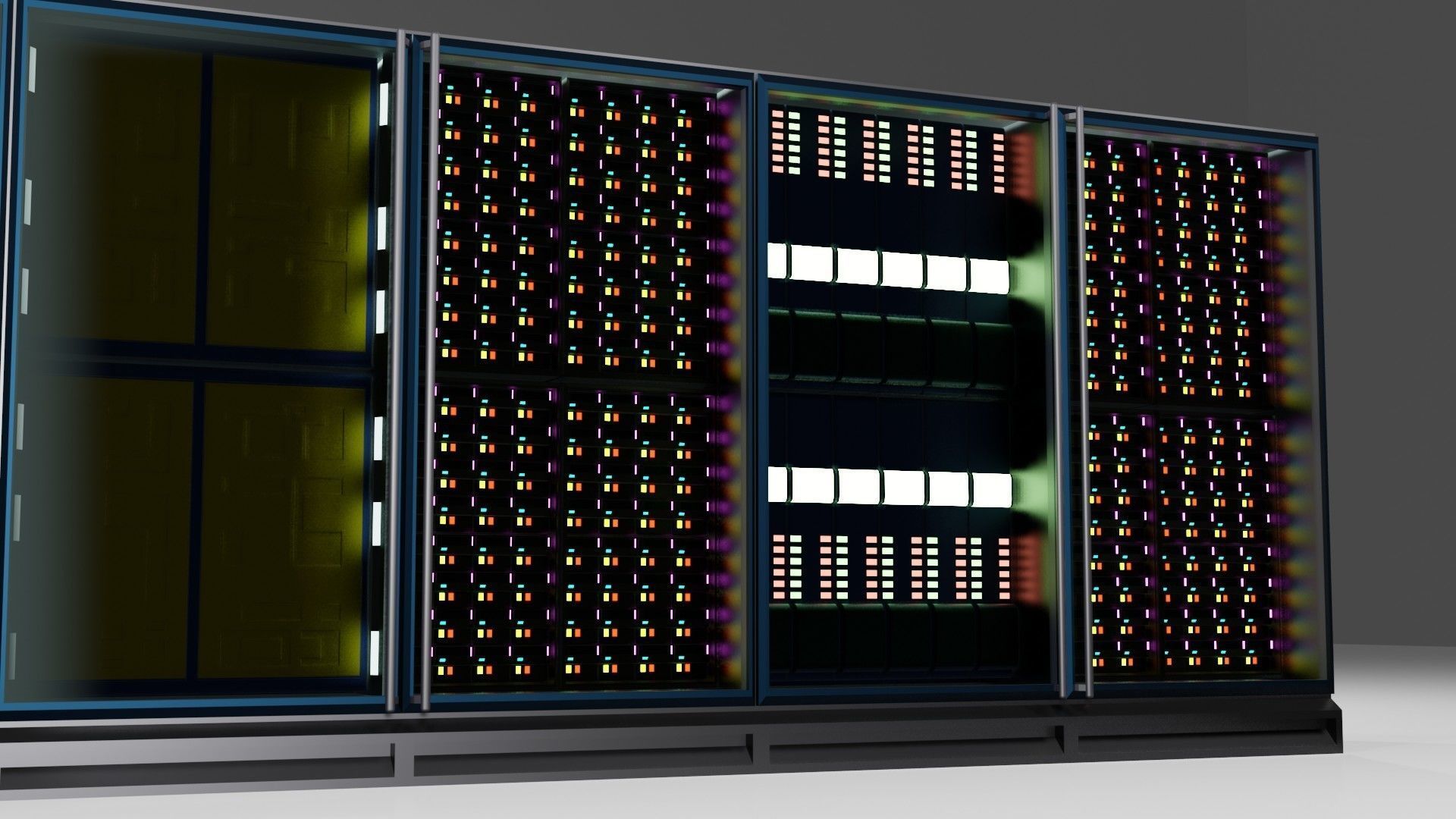Server rack 3D model | CGTrader