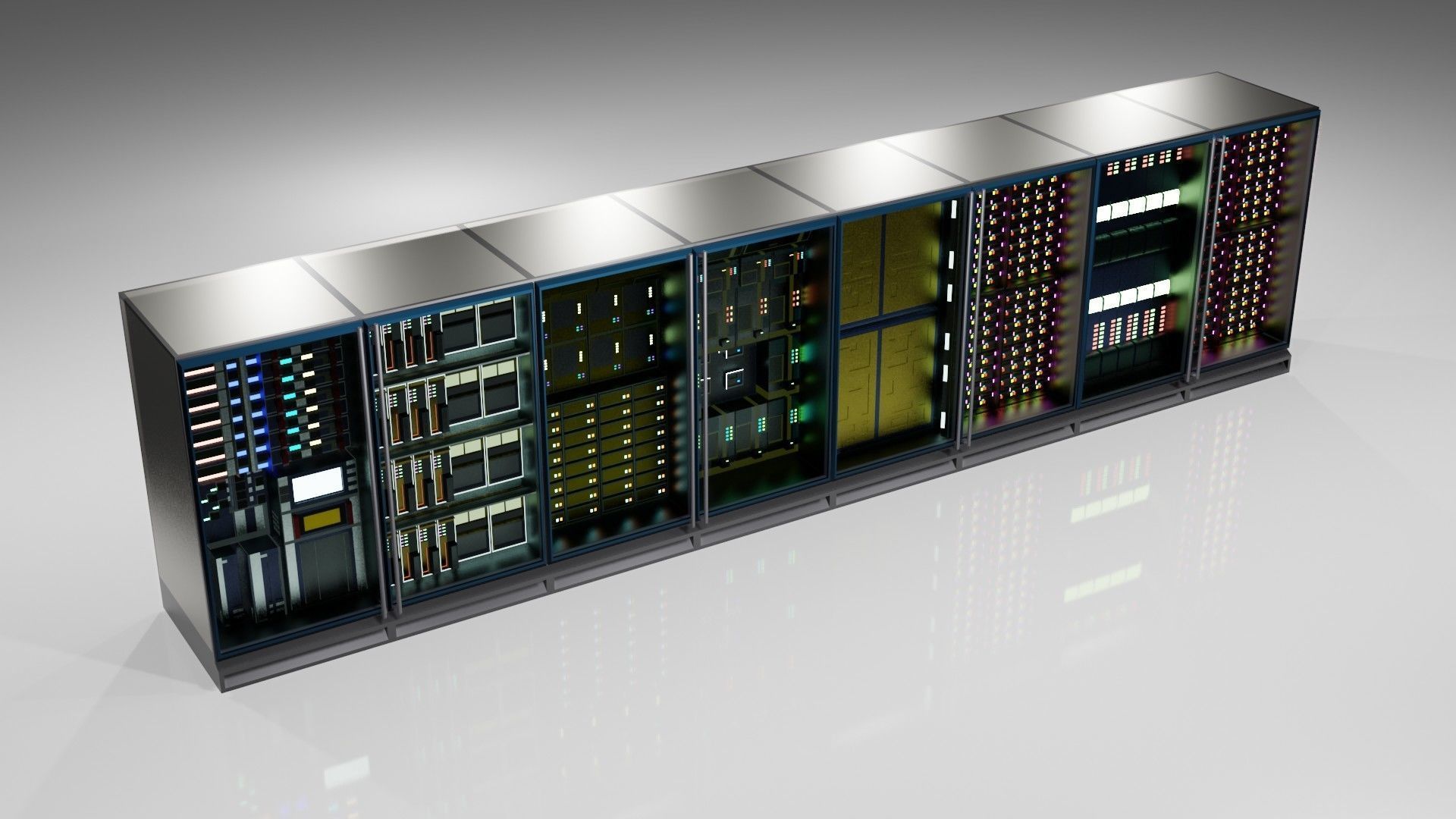 Server rack 3D model | CGTrader