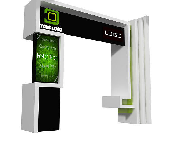 Fair Gate exhibition Event a442c 3D model | CGTrader