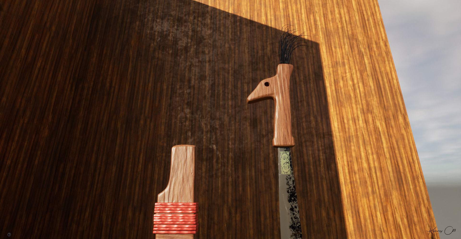 Mandau - Dayak Machete 3D model 3D printable | CGTrader