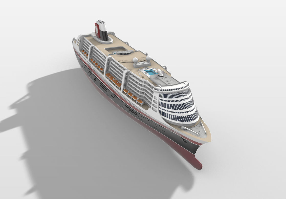 MS POSEIDON - Fictional cruise ship from the 2006 movie 3D model 3D ...