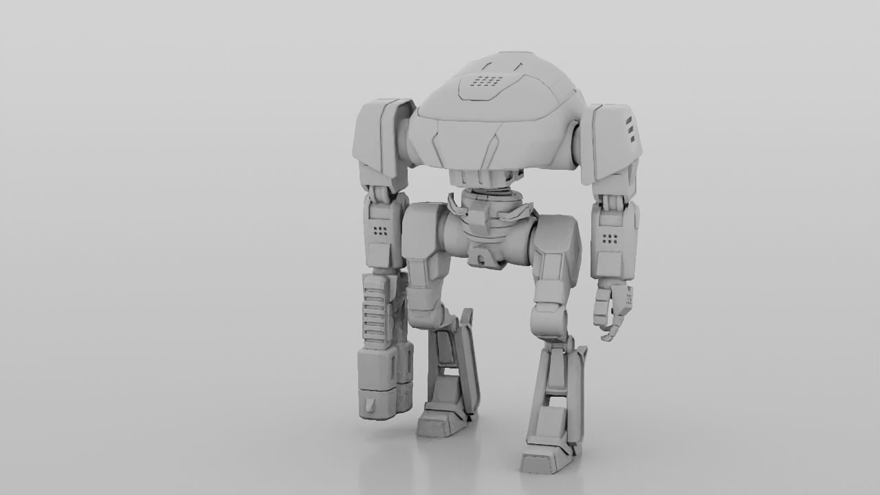 Cap robot rigged - animated character 3D model animated rigged | CGTrader