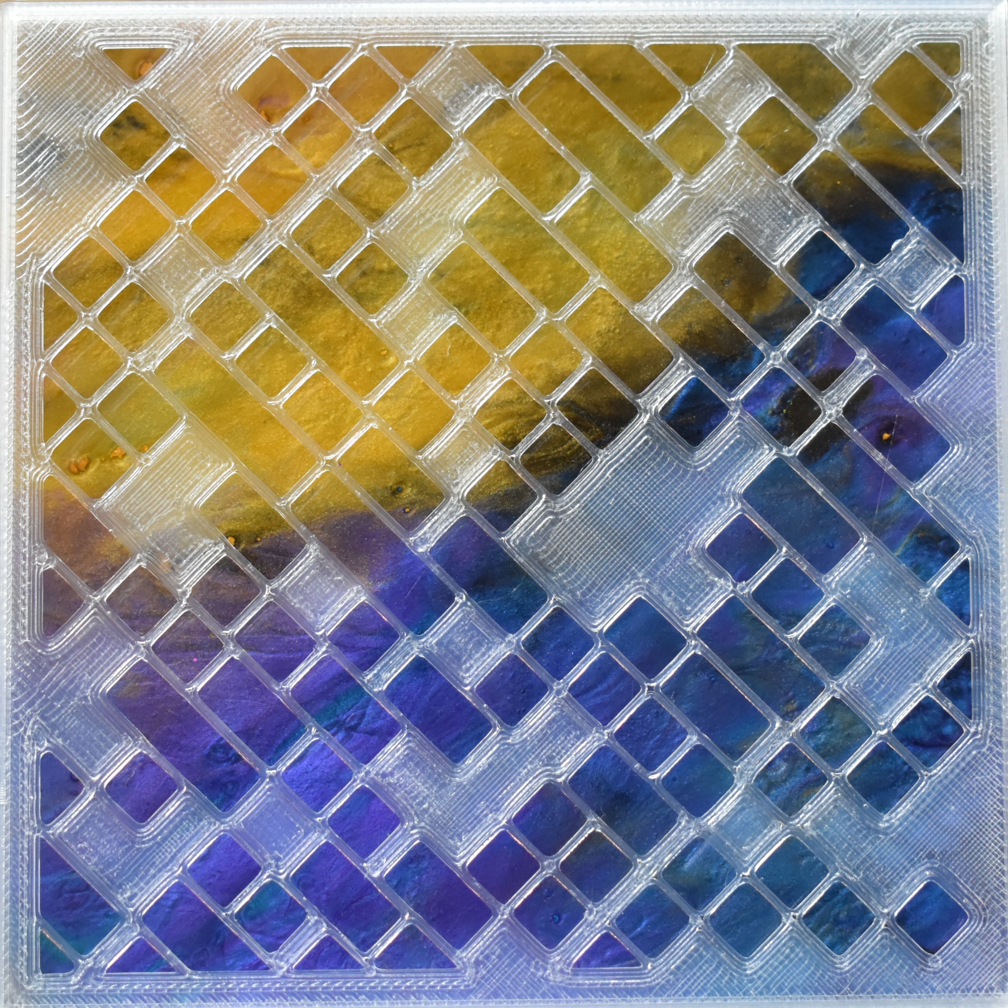 Airbrush Stencil - Pattern Diagonal 3D model 3D printable | CGTrader