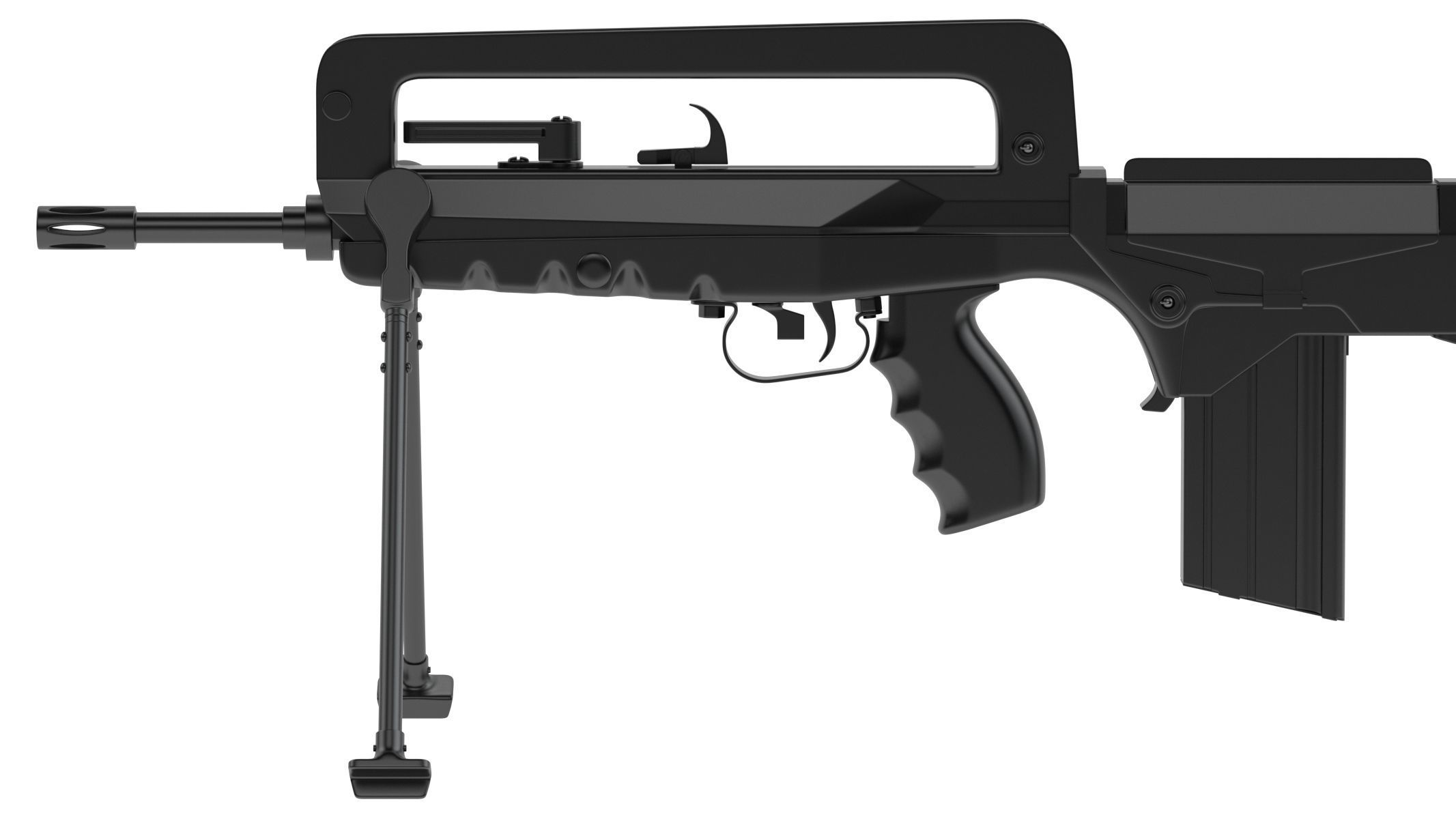 FAMAS airsoft gun 3D model | CGTrader