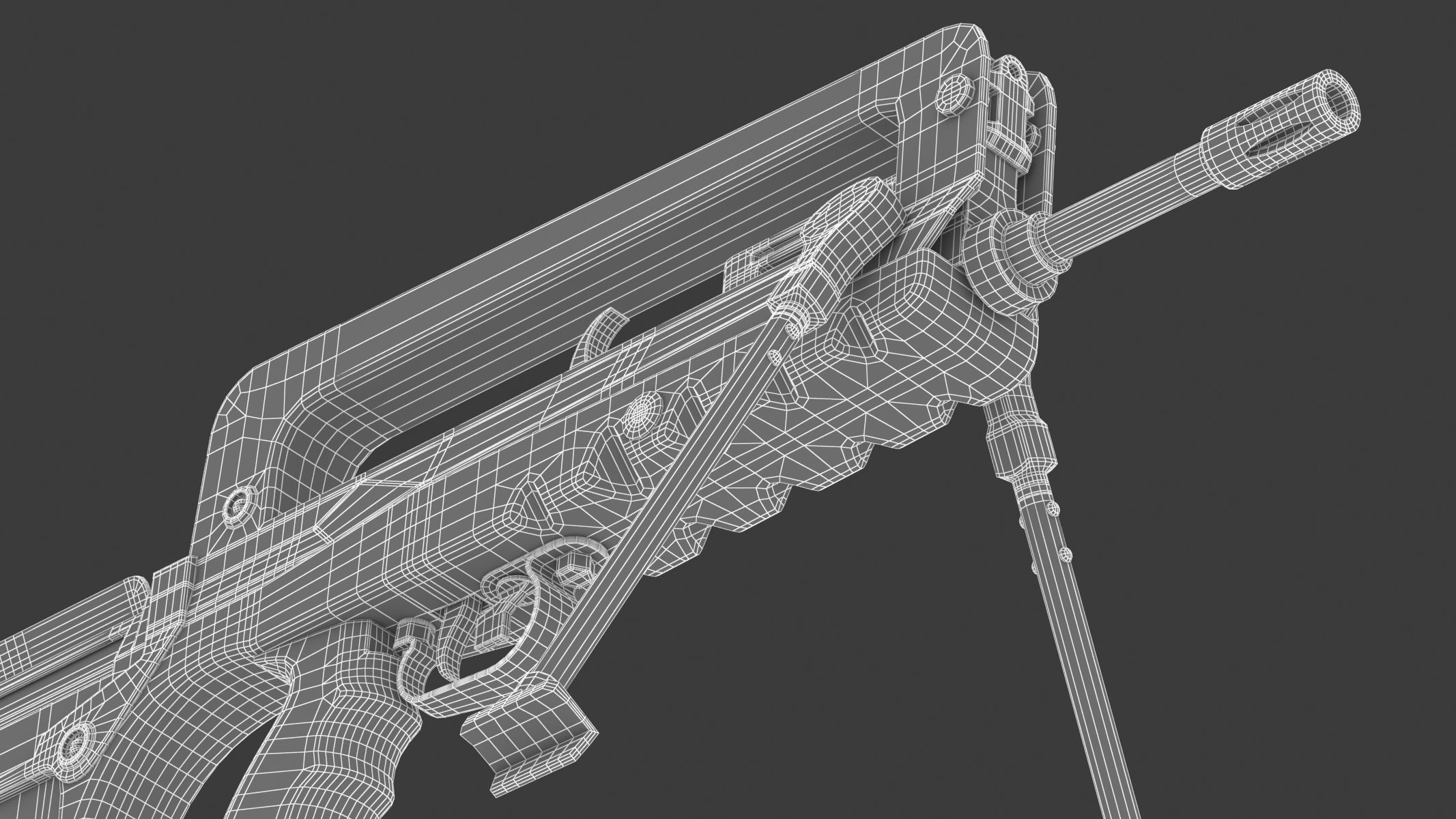 FAMAS airsoft gun 3D model | CGTrader