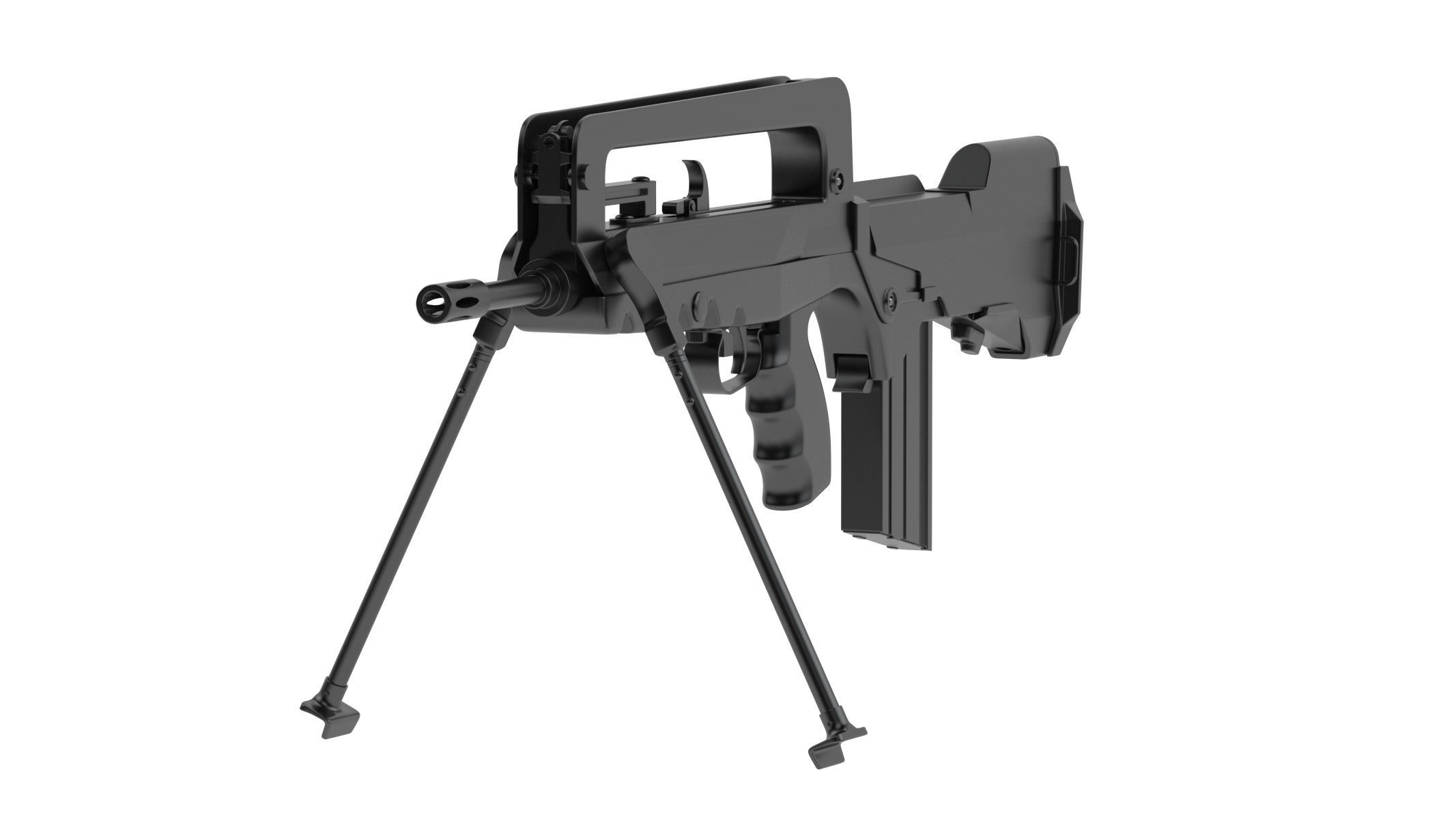 FAMAS airsoft gun 3D model | CGTrader