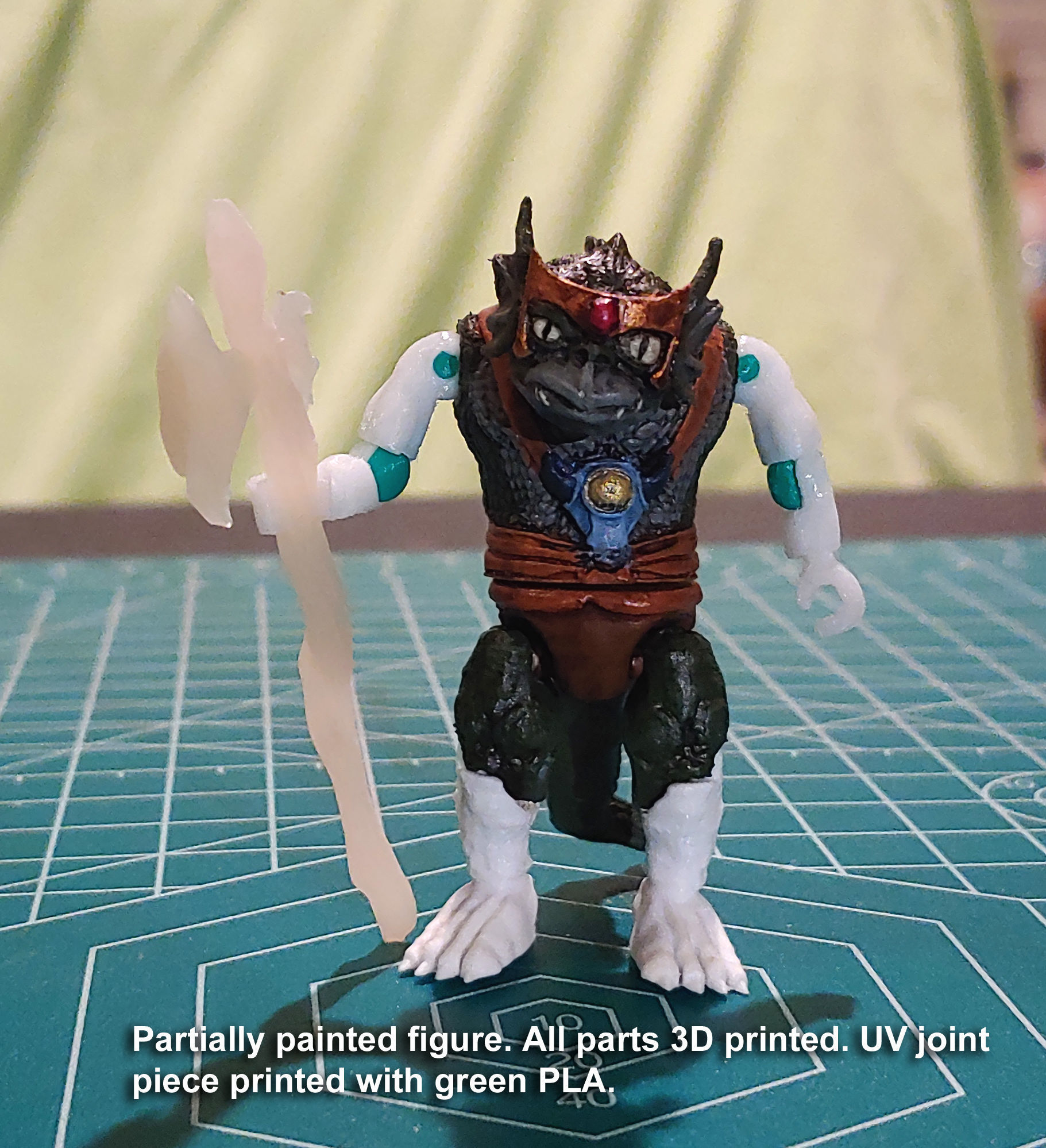 Mega Construx compatible Thundercats Slithe figure - Custom 3D model 3D ...