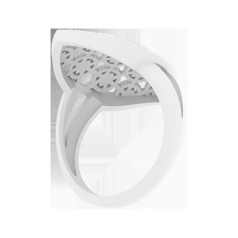 Oval ring geometry free 3D model 3D printable | CGTrader