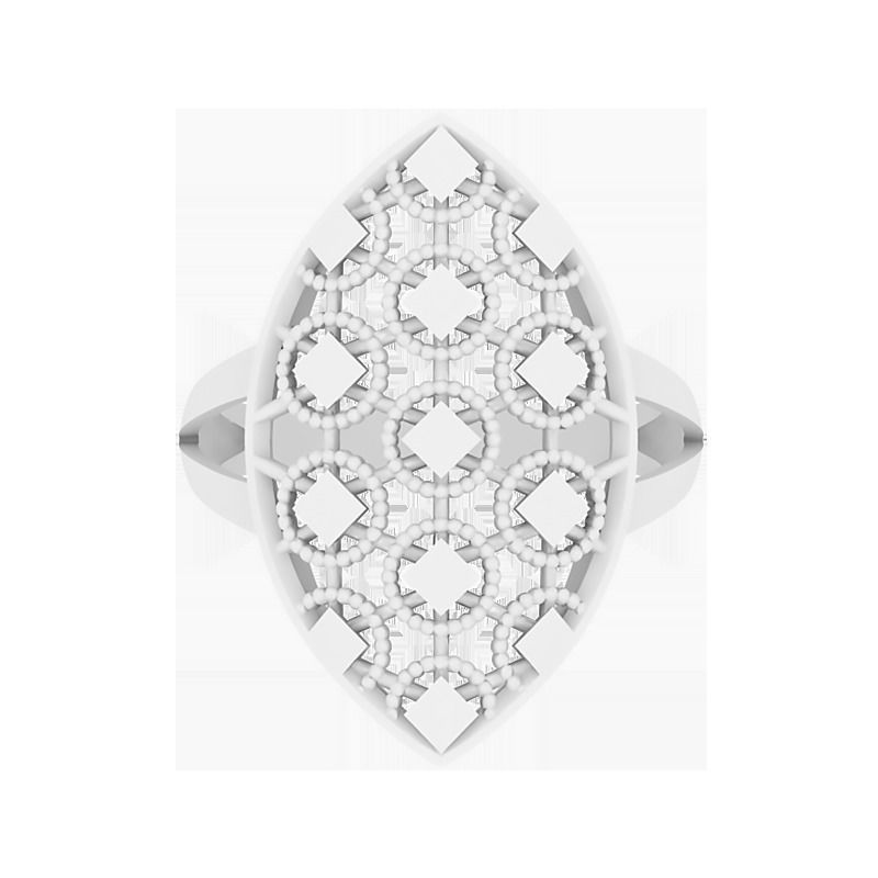 Oval ring geometry free 3D model 3D printable | CGTrader