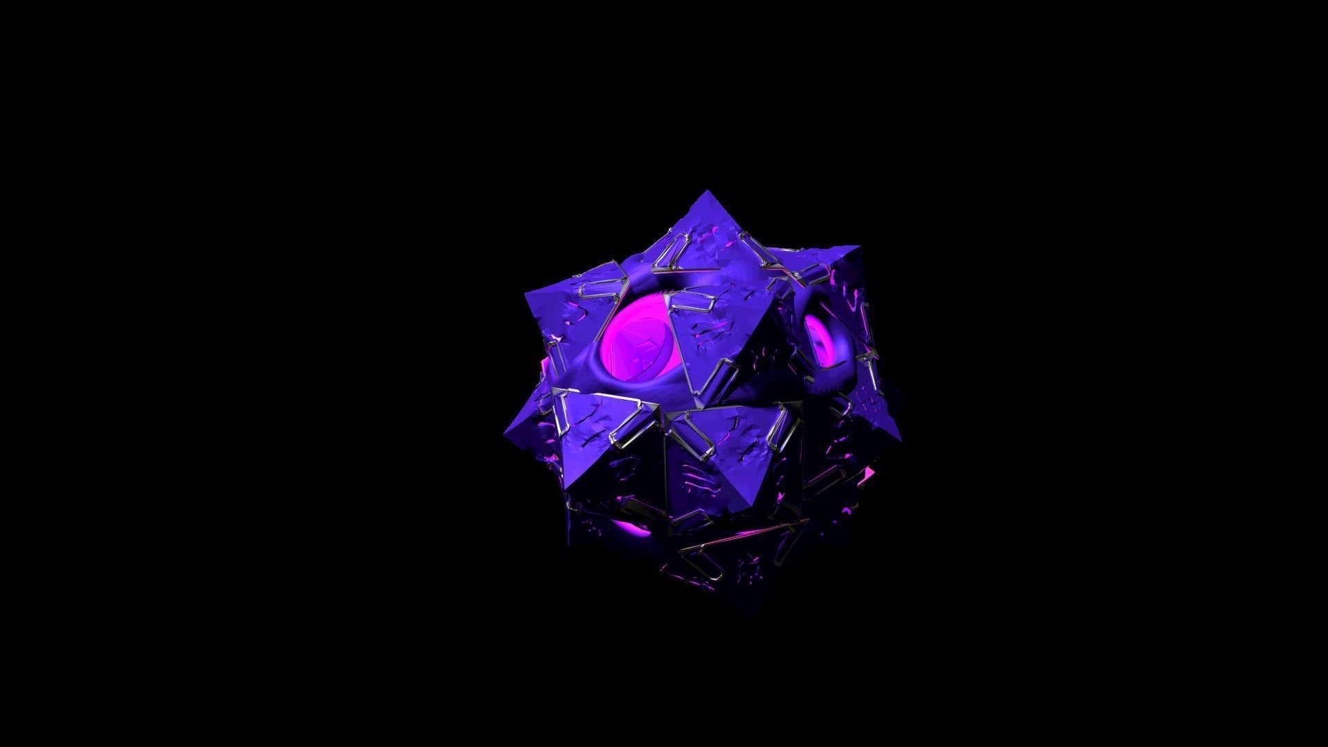 Corrupted Hex Core from Arcane 3D model 3D printable | CGTrader